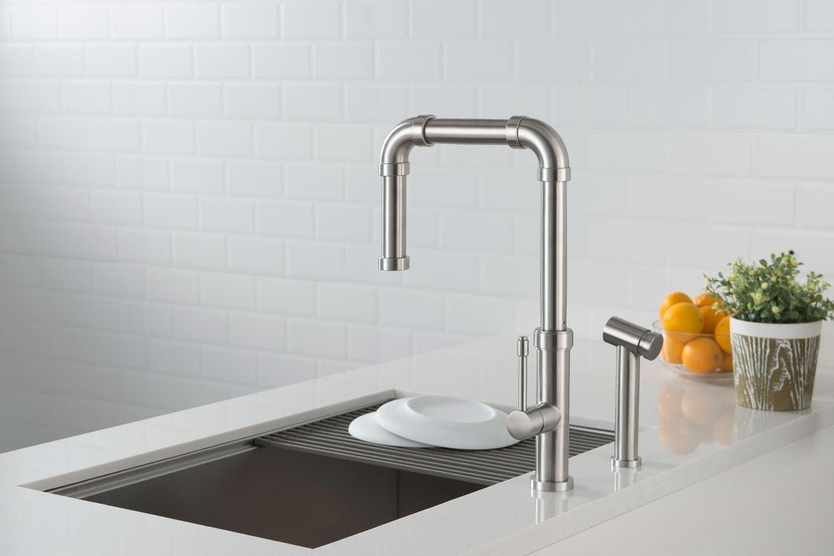 Luxury Kitchen Faucets In Colors | Stainless Steel | Flusso Faucets